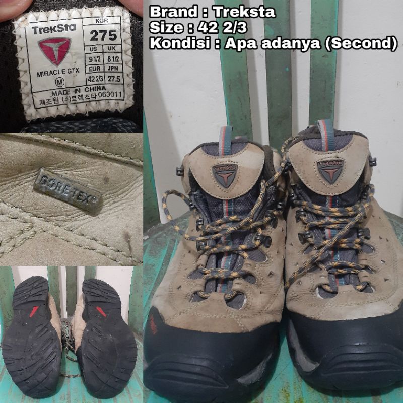 Jual Sepatu Gunung Hiking Outdoor Treking Treksta | Shopee Indonesia