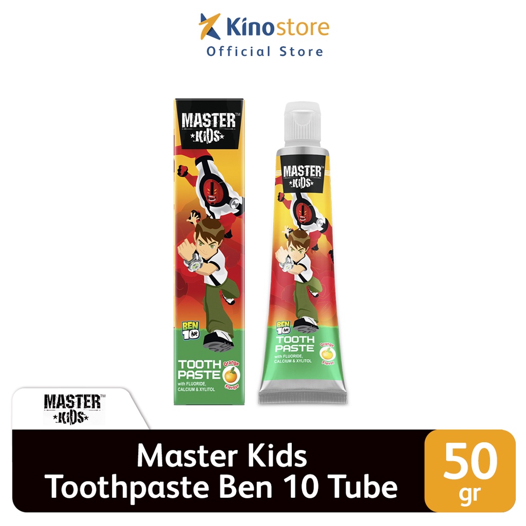 Jual Master Kids Toothpaste Ben-10 50 gr | Shopee Indonesia