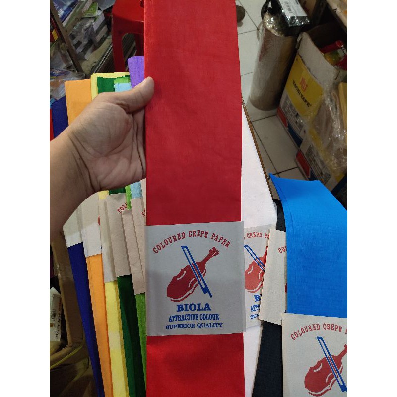 Jual Kertas Krep biola (60x120cm) 1pcs | Shopee Indonesia