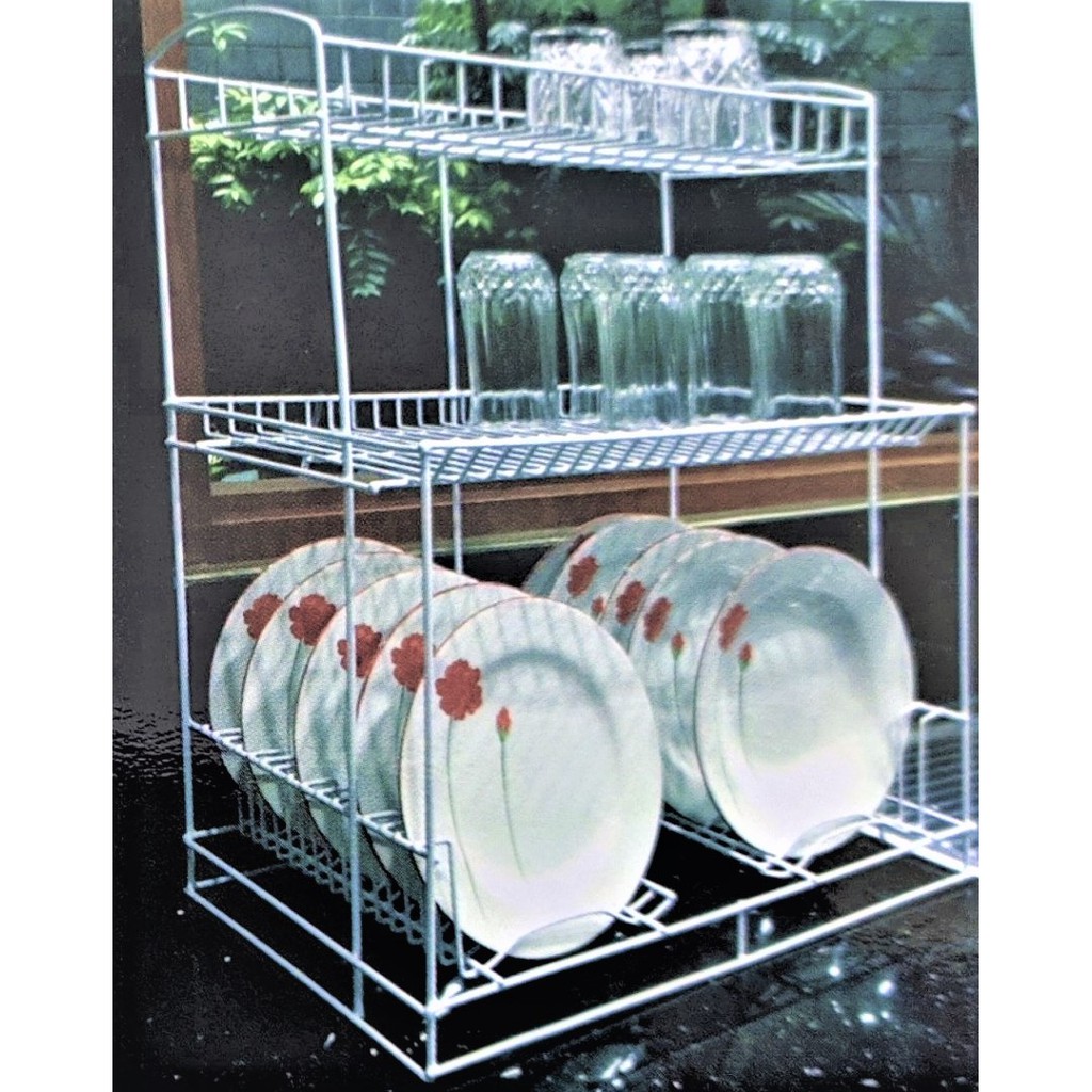 Jual Rak Piring 3 Susun Indigo | Shopee Indonesia