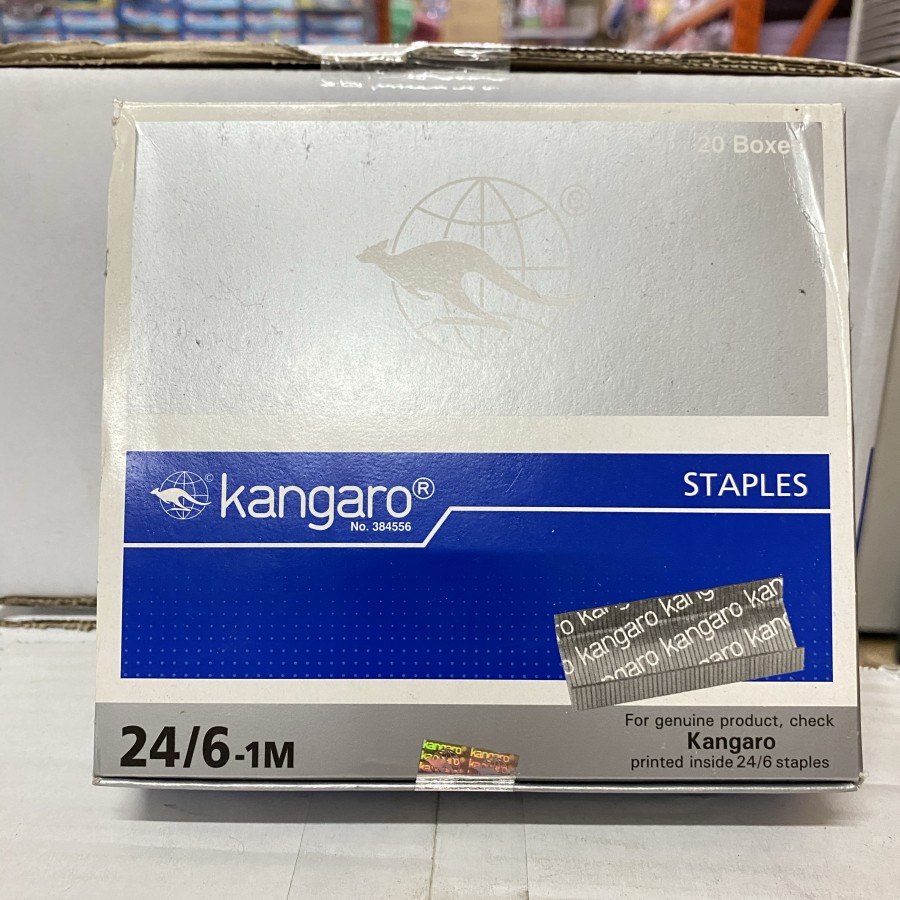 Jual KANGARO ISI STAPLES NO. 24/6 / ISI STAPLES NO. 3 | Shopee Indonesia
