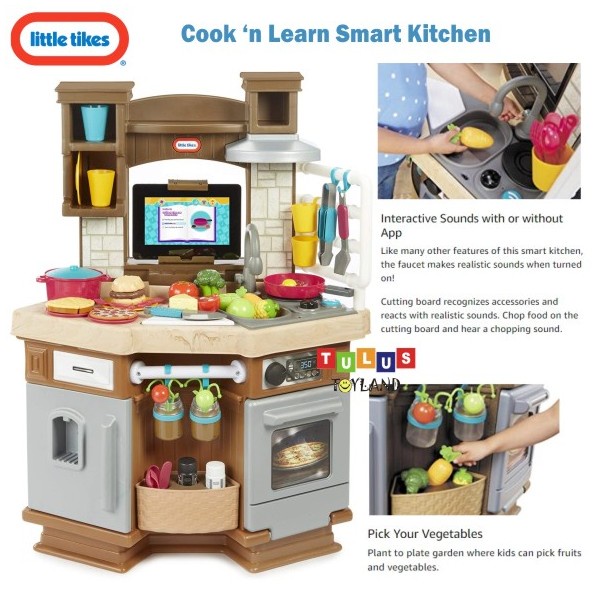 Jual Little Tikes Cook N Learn Smart Kitchen Mainan Dapur Dapuran Masak ...