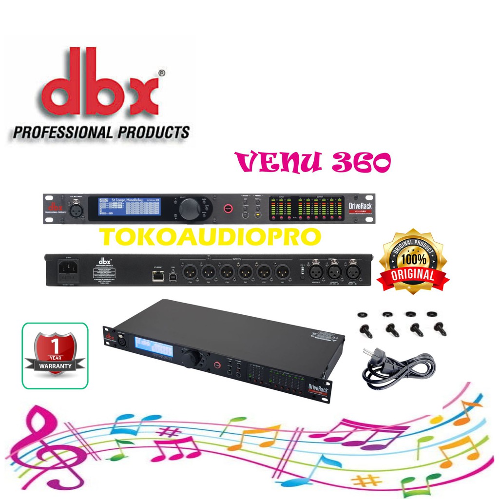 Jual DLMS DBX Driverack Venu360 / Venu 360 DLMS / Speaker Management Original | Shopee Indonesia