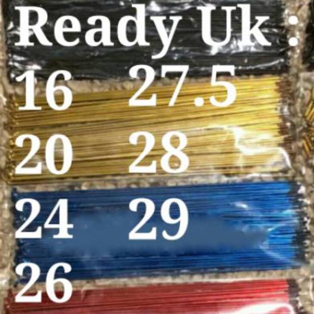 Jual 36 pcs SPOKE jari ruji roda 26-27.5 20 271 29 sepeda mtb seli ...
