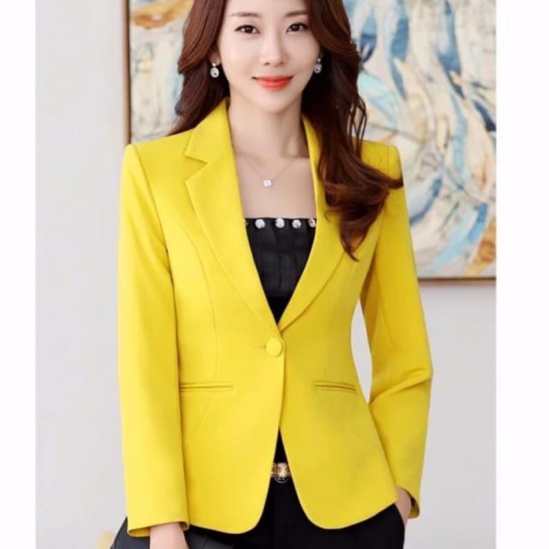 Jual JAS KERJA WANITA/BLAZER KANTORAN WANITA/JAS CEWEK | Shopee Indonesia