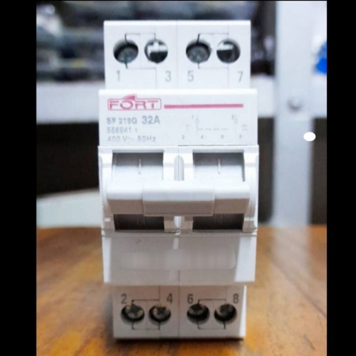 Jual COS/Change over switch/Ohm saklar din Rail 2P 25A/32A/40A/63A ...