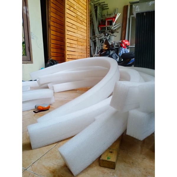 Jual Spons elastis penancap bunga 200cm 8cm oasis elastis floral foam ...
