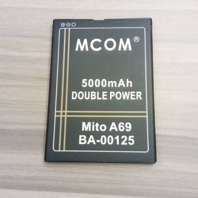 Jual BATERAI BATRE BATTERY MITO A69 BA-00125 DOUBLE POWER MCO | Shopee Indonesia