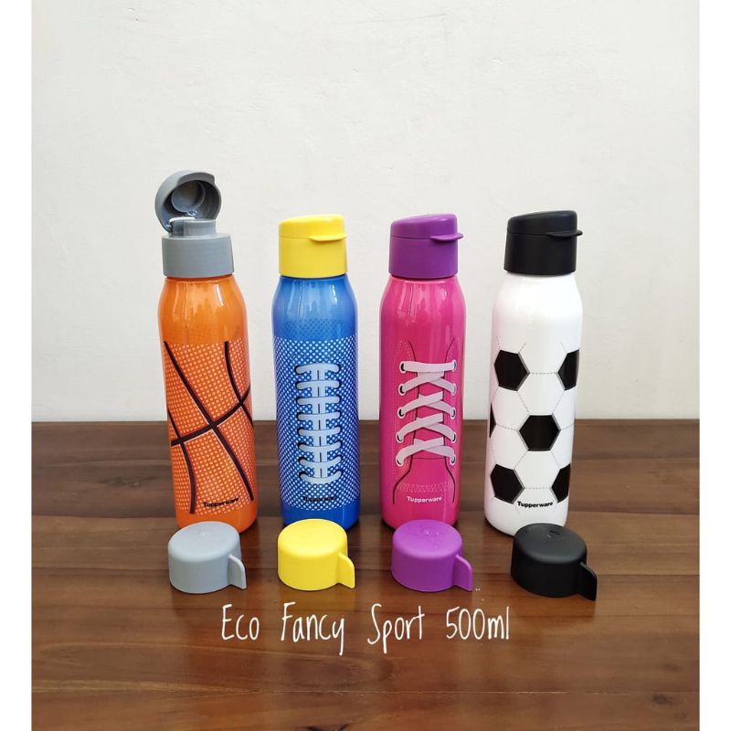 Jual botol minum eco fancy 500 ml dapet 2 tutup (eceran) | Shopee Indonesia