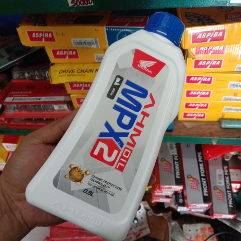 Jual OLI MESIN MOTOR MPX2 800ml MATIC 10W-30 API SL 4T ORIGINAL | Shopee Indonesia