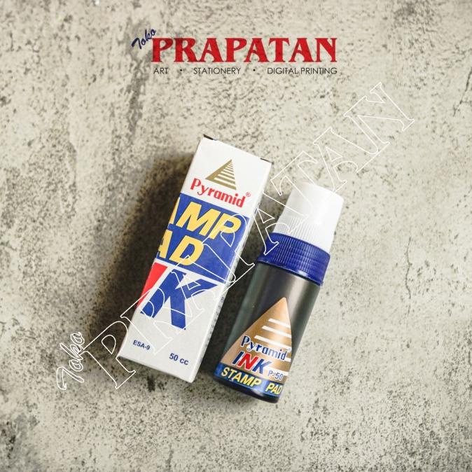 Jual PYRAMID STAMP PAD INK ESA-9 50CC / REFILL TINTA STEMPEL | Shopee ...