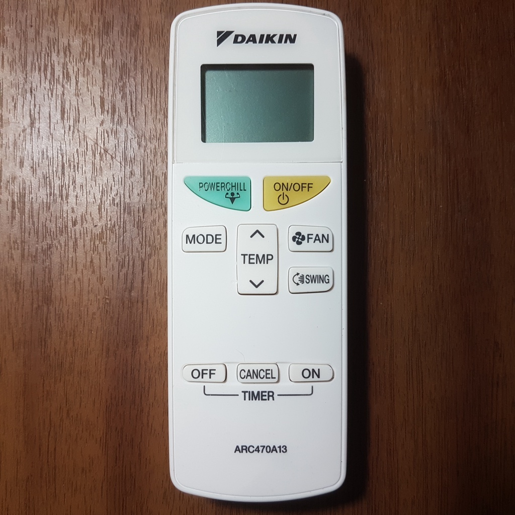 Jual Remote AC Daikin ARC470A13 Second Original | Shopee Indonesia