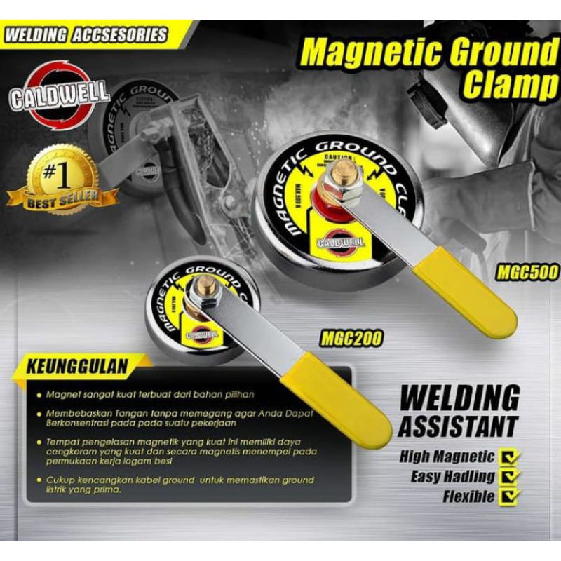 Jual WIZCORE magnet ground Tang Massa MAGNET 200A stang masa magnetik ...