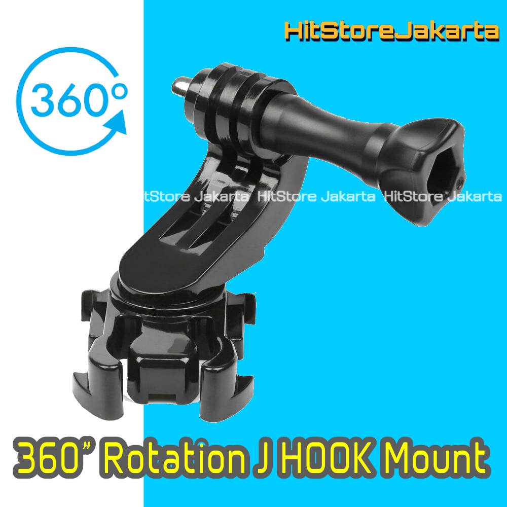 Jual 360" Rotation J Hook Mount & Screw Aksesoris Go Pro Osmo Action ...