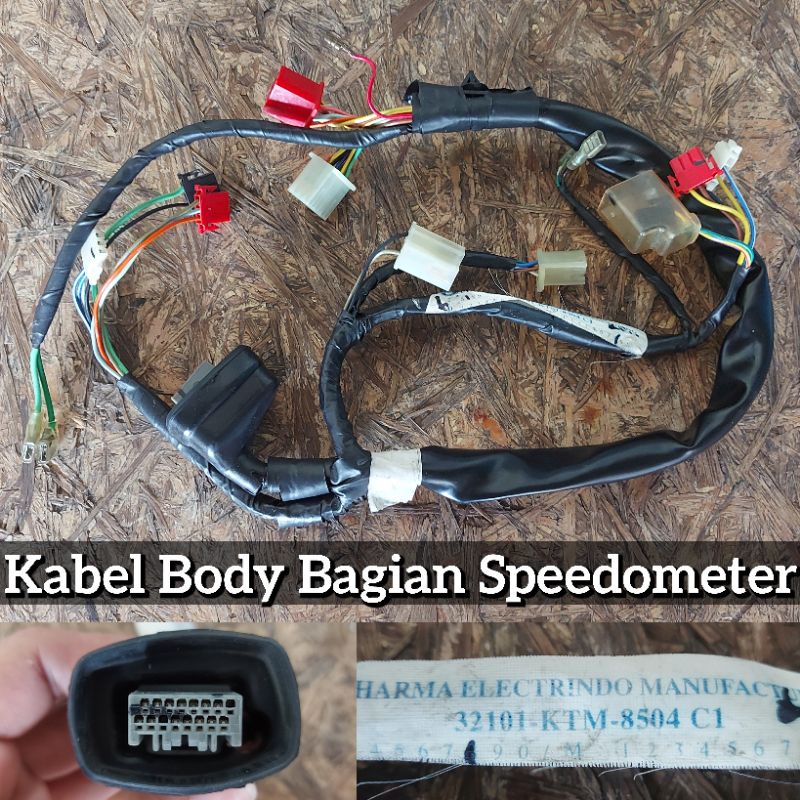 Jual Kabel Body Bagian Depan Speedometer Honda Supra X 125 Fi Injeksi ...