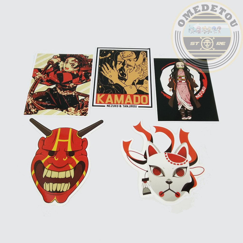 Jual Sticker Anime Kimetsu no Yaiba - Paket I | Shopee Indonesia
