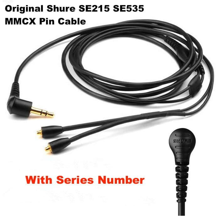 Jual Original Shure Se215 Se535 MMCX Pin Detach Cable With Seires ...