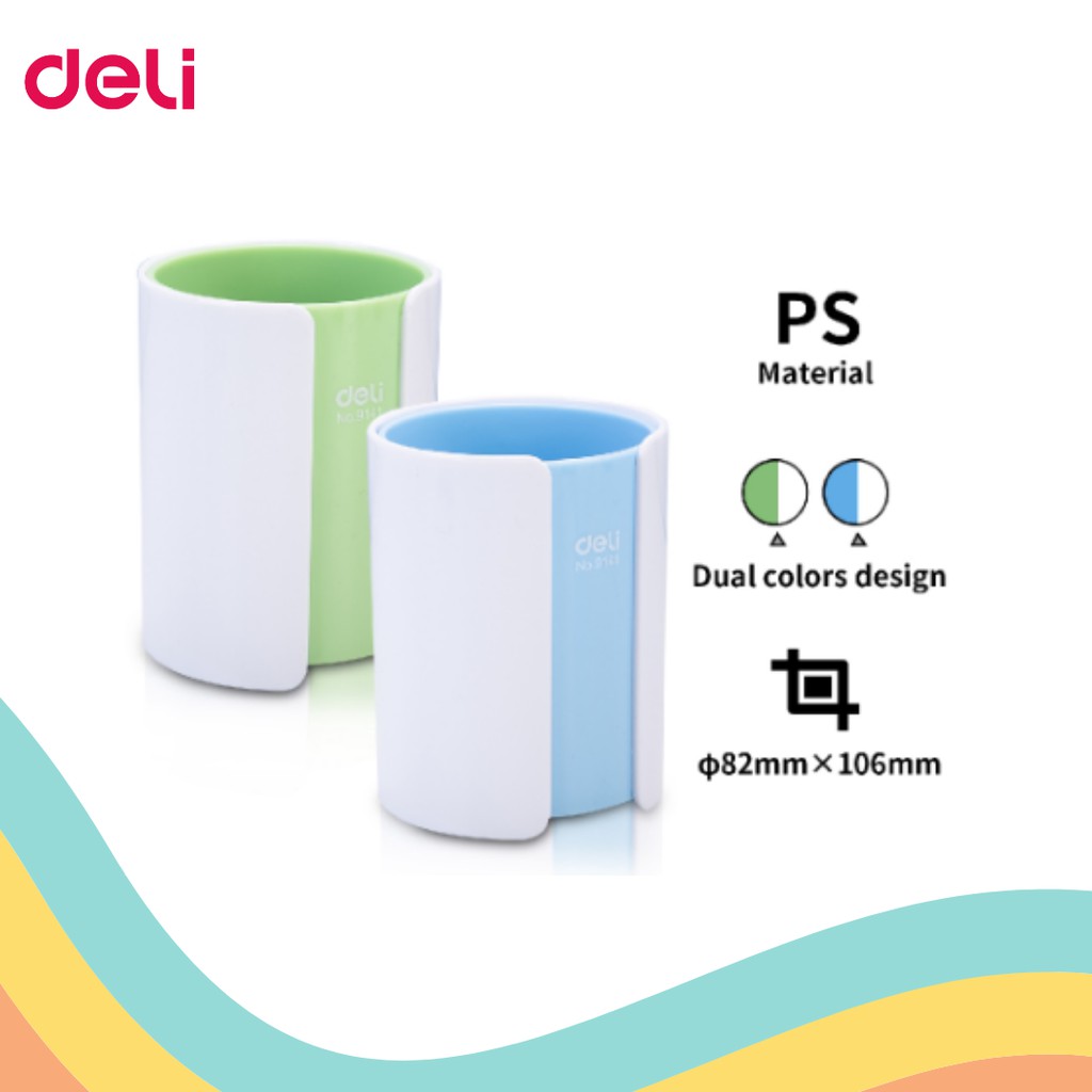 Jual PEN STAND DELI E-9141 BULAT (1 PCS) | Shopee Indonesia