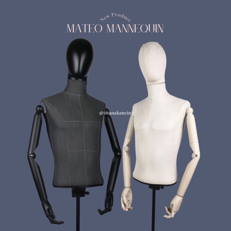 Jual Manekin Pria Half Body | Manekin Cowo Premium Mewah | Mateo ...