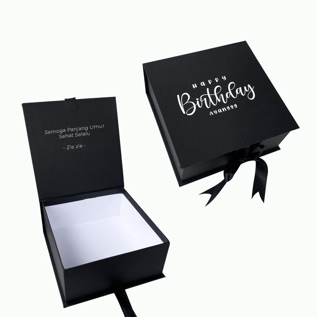 Jual Hardbox Buka Pita [20x20x6] / Box Hampers / Kotak Kado / Box Pita ...