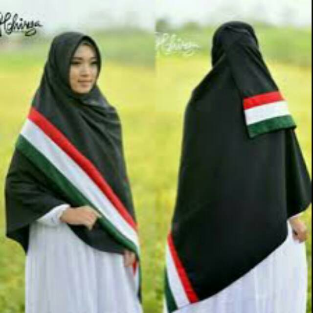 Jual Jilbab palestina murah / kerudung palestina / khimar palestina ...