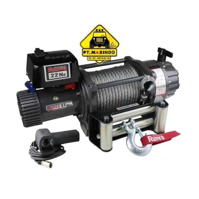 Jual Runva 22Nb Electric Winch 12 Volt Kapasitas 10 Ton Heavy Duty ...