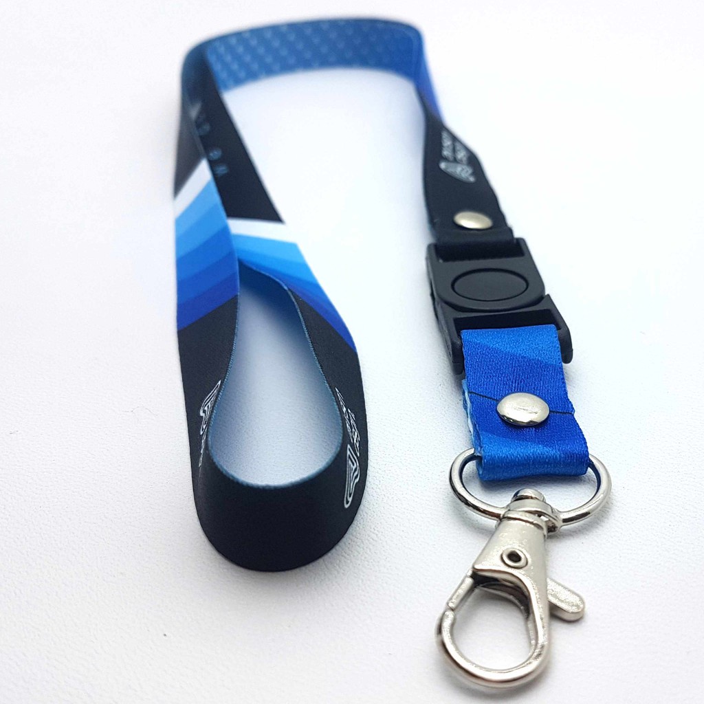 Jual cetak lanyard sublim 1,5cm 2 atau 1 muka / tali idcard print 1,5cm ...