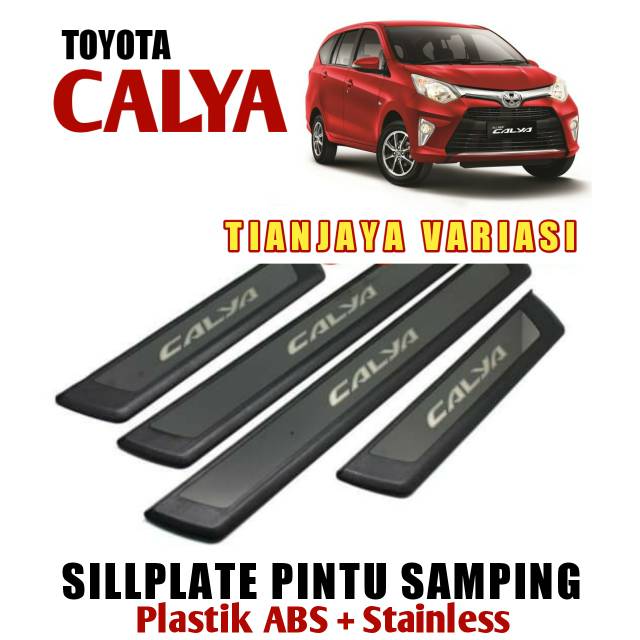 Jual Sillplate Pintu Samping Toyota CALYA Sill Plate Plastik ABS ...