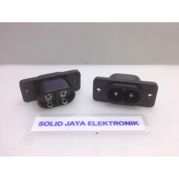 Jual Soket AC 2 Pin - Soket AC Power 2 pin AC IN Soket Listrik | Shopee ...