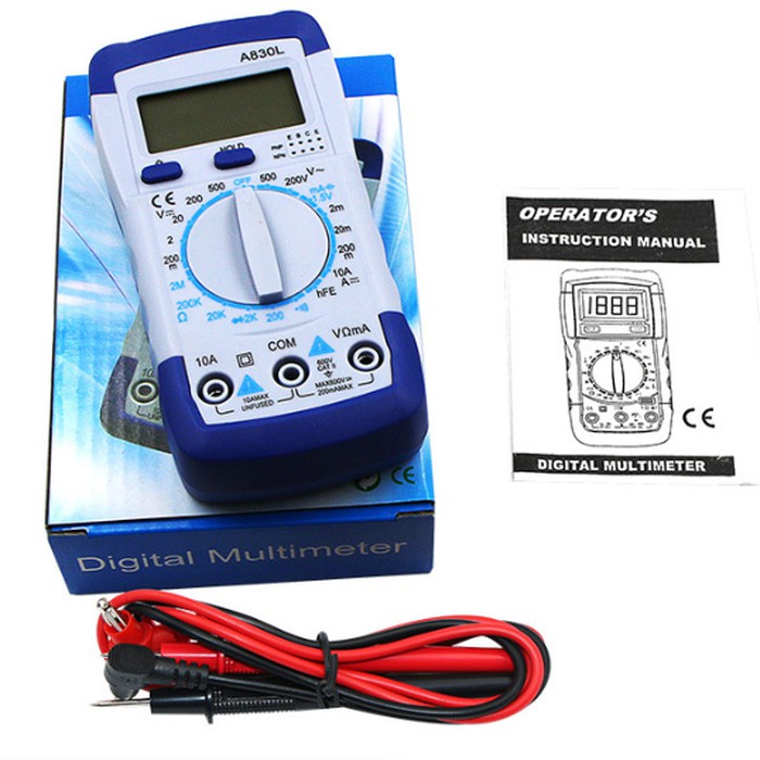 Jual A830L Multimeter digital multitester avometer display elegant ...