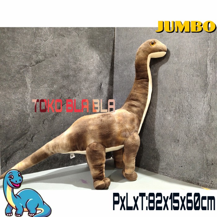 Jual Boneka Dinosaurus Besar Brontosaurus Jumbo Big Size Dino doll ...
