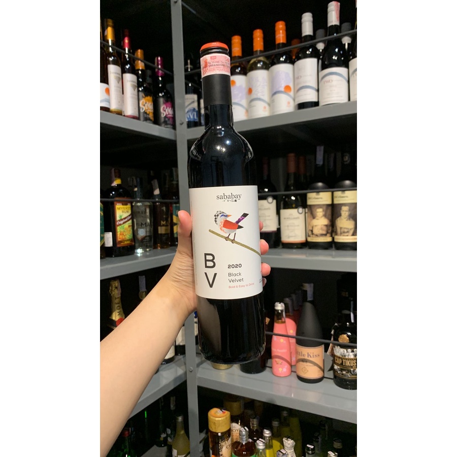Jual RED WINE SABABAY BLACK VELVET 750ML | Shopee Indonesia