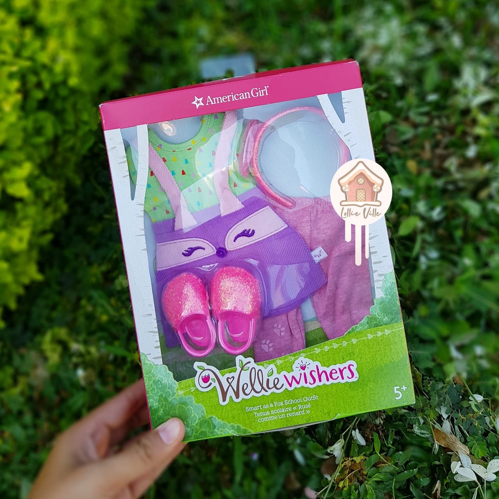 Jual American Girl WellieWishers Smart as a Fox School Outfit | Shopee ...