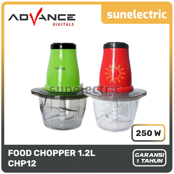 Jual Advance Food Chopper / Food Processor Kapasitas 1.2 Liter / 1,2 ...