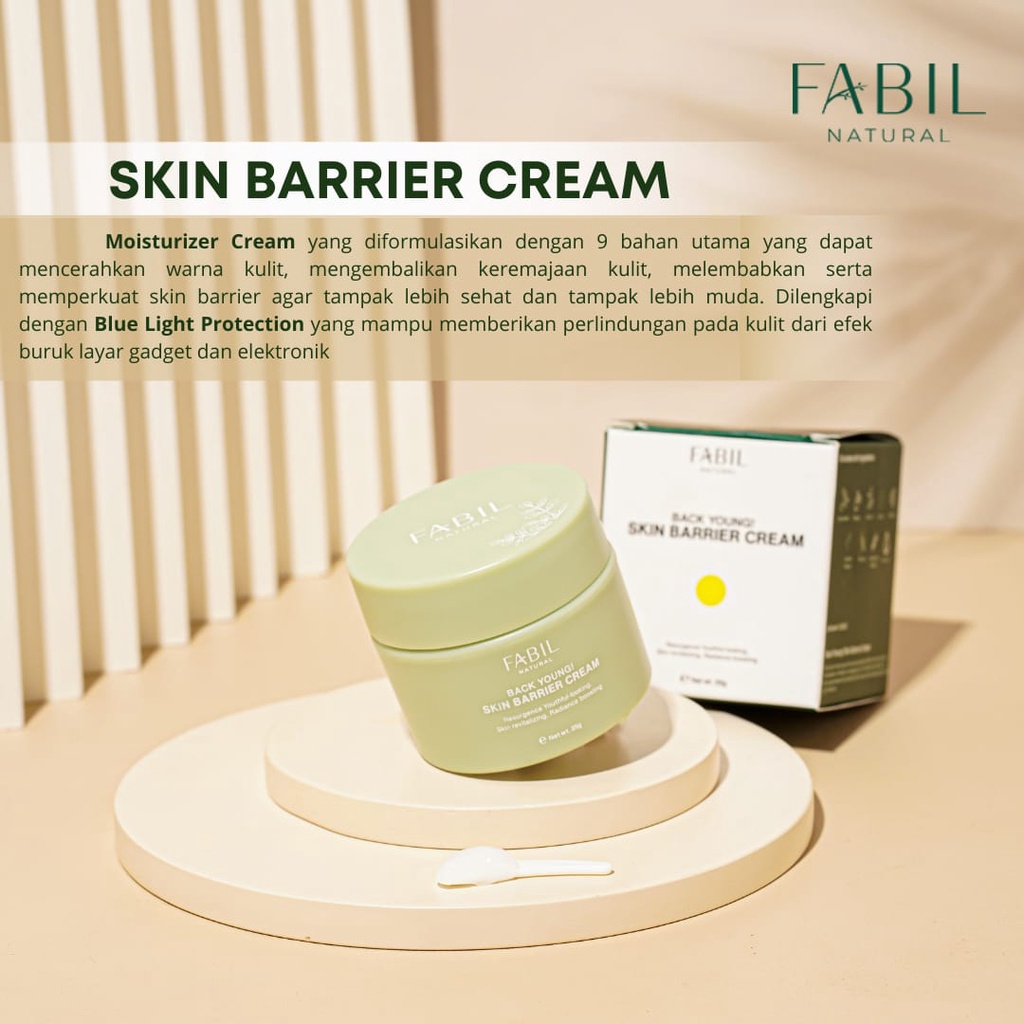 Jual Fabil Back Young Skin Barrier Cream / Moisturizer Cream Fabil ...