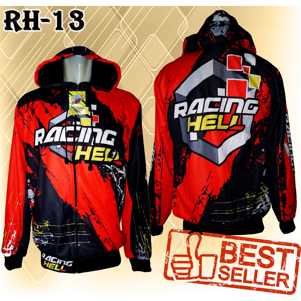 Jual BISA PAKAI NAMA | JAKET CUSTOM KOMUNITAS | Jaket Racing Hell FULL ...