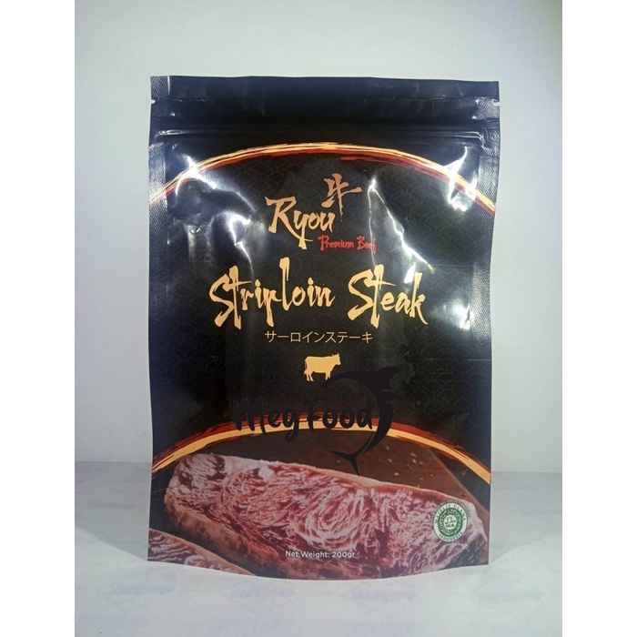 Jual Ryou Steak Striploin 200 Gram Pouch ( Premium beef ) | Shopee ...