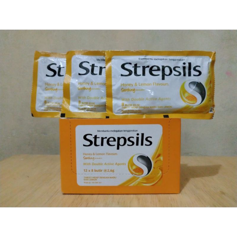 Jual STREPSILS HONEY & LEMON SOOTHING ISI 8 strepsil | Shopee Indonesia