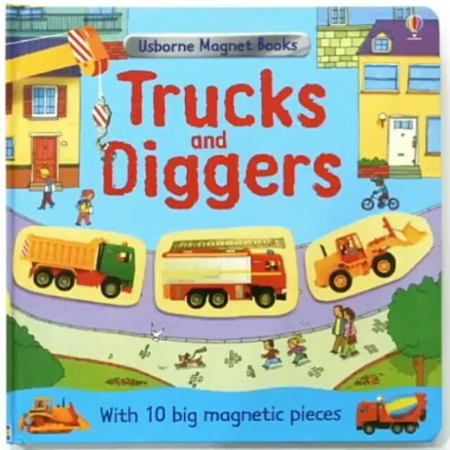 Jual Trucks and Diggers Magnet Book | Shopee Indonesia