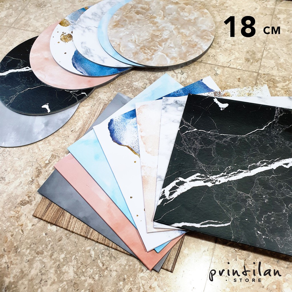 Jual [PREMIUM] ALAS KUE UKURAN 18 cm / tatakan kue/ cake board/ cake ...
