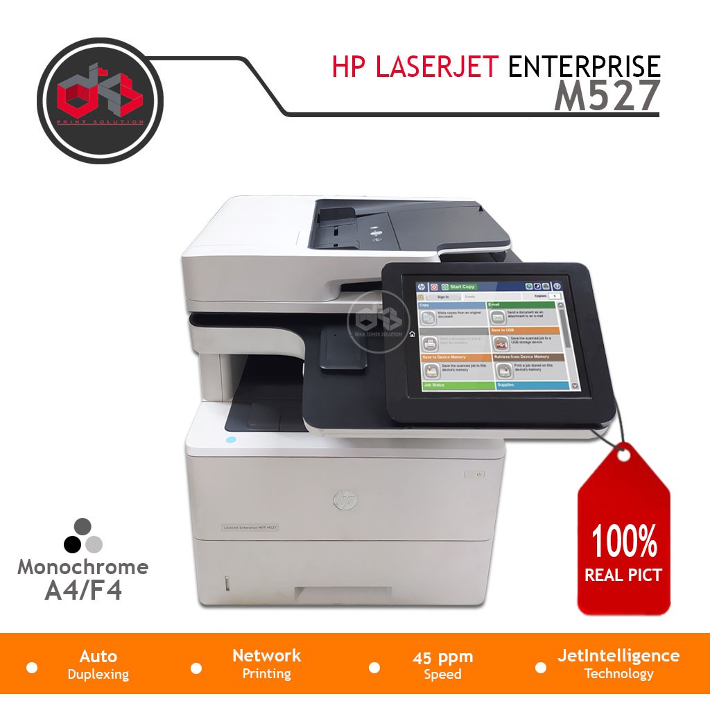 Jual Printer HP LaserJet Enterprise M527dn MFP - Printer Laser mono A4 | Shopee Indonesia