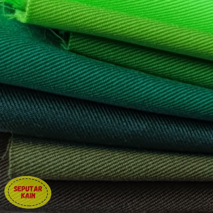 Jual Kain Twill Poly/PE (Hijau) | Shopee Indonesia