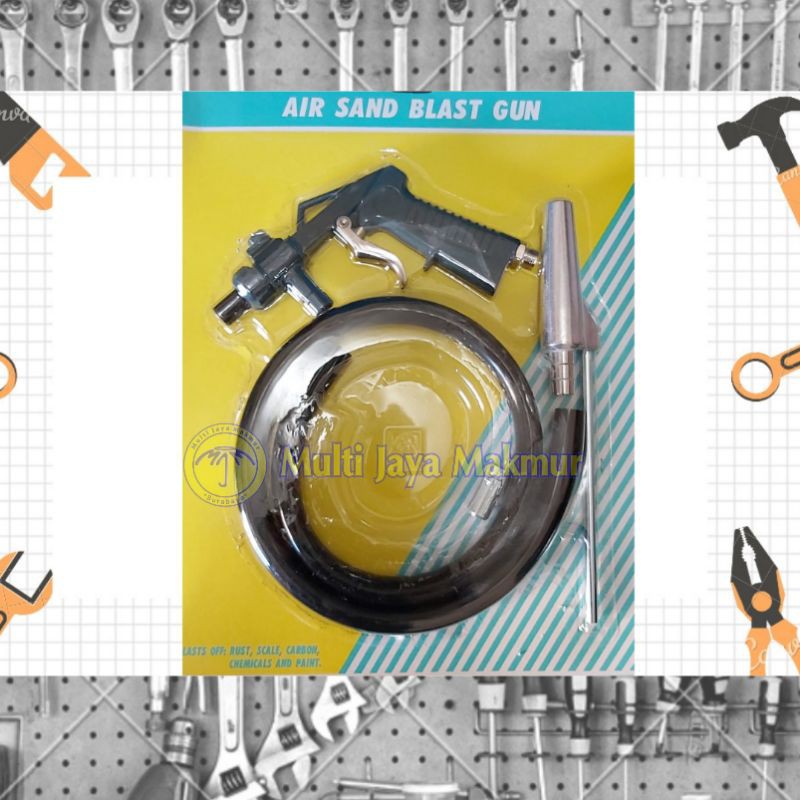 Jual Air sandblasting Gun Sand Blaster SandBlaster Tembakan Pasir Kaca GUN SPRAYER | Shopee ...