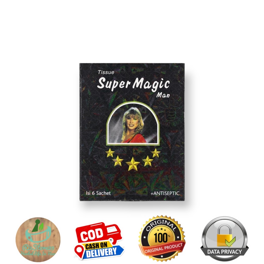 Jual Magic Tissue/Tisu Super Magic Man/Tissue Magic/Obat Oles Tahan ...