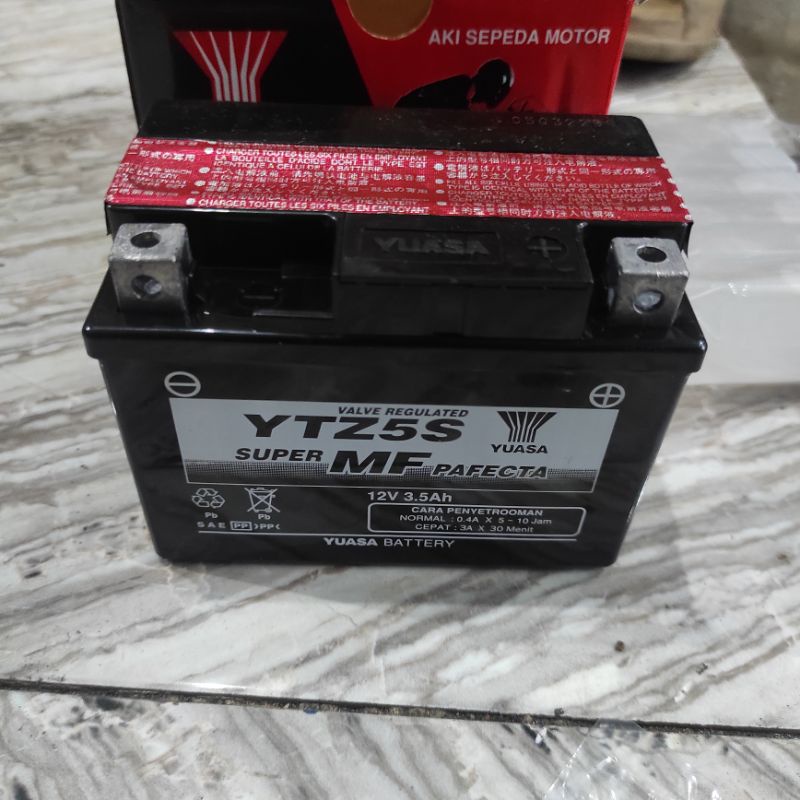 Jual Accu Yuasa YTZ5S 12V, 3.5ah | Shopee Indonesia