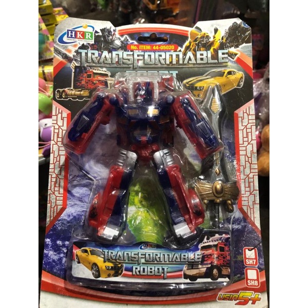 Jual MAINAN ROBOT TRANSFORMERS BISA ROBOT/BISA MOBIL MURAH | Shopee ...
