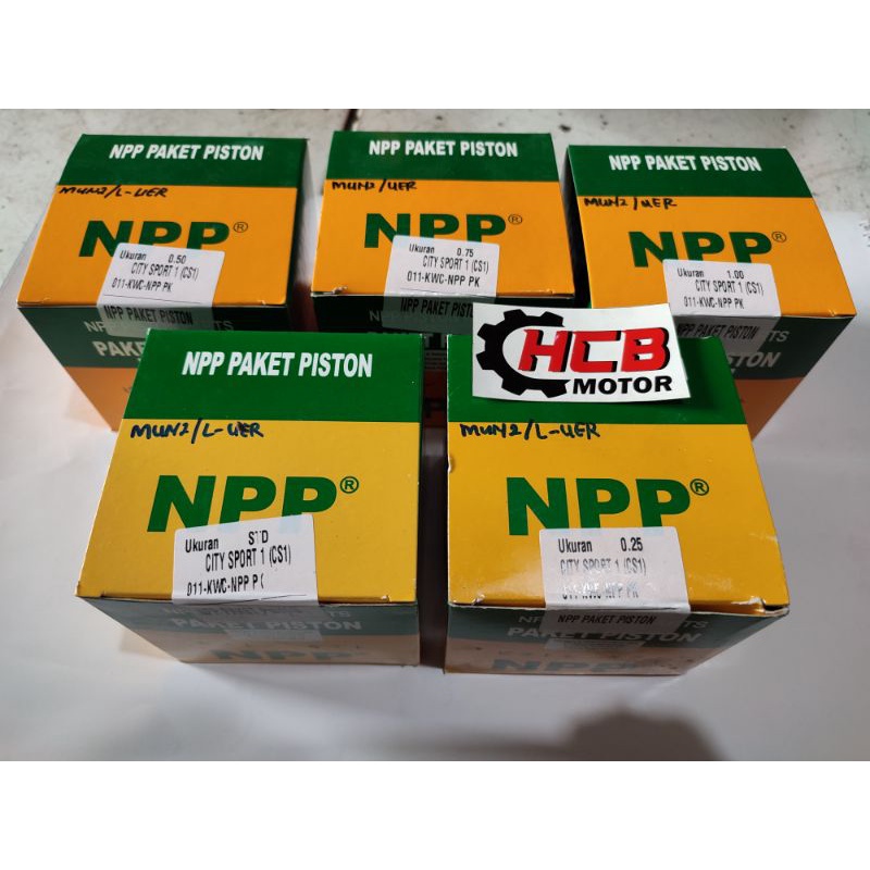 Jual PISTON KIT CITY SPORT (CS1) NPP os std - 100 NPP ORIGINAL NPP ...