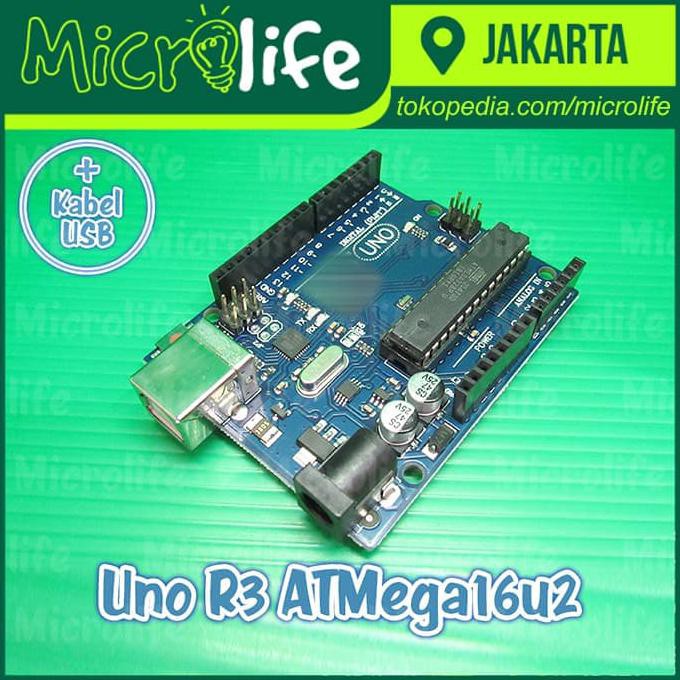 Jual Uno R3 ATmega328P DIP Plus Kabel USB Program pakai Arduino IDE | Shopee Indonesia