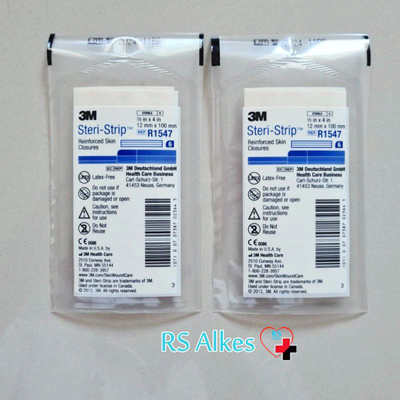 Jual Steri Strip Steri 3M Plester Luka Tanpa Jahitan Steri Strip 3M R1541 R1542 R1546 R1547 ...