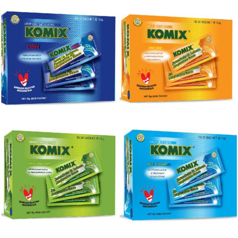 Jual Komix Adult Pack 30 Sachet - Obat Batuk Komix | Shopee Indonesia